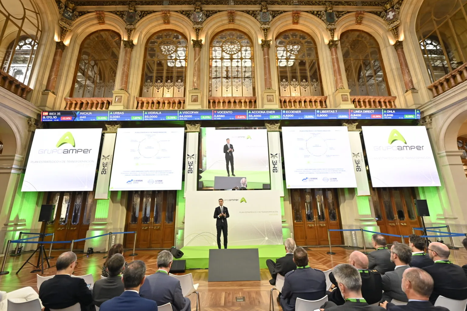 Amper invertirá 490 millones en 3 años para lograr 1.000 millones en 2026